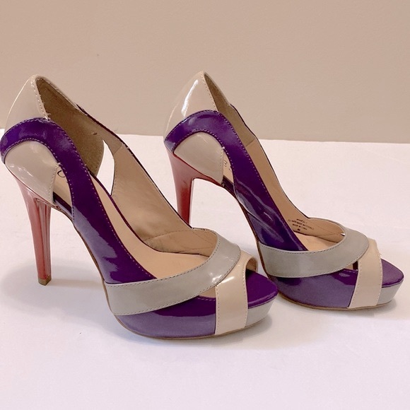Guess | Shoes | Guess Vicki Purple Multi Ll Heels Stiletto Louboutin ...